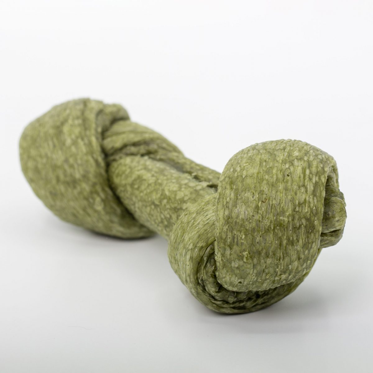 Green Puffed Knotted Bone – Eco Pet Parcel
